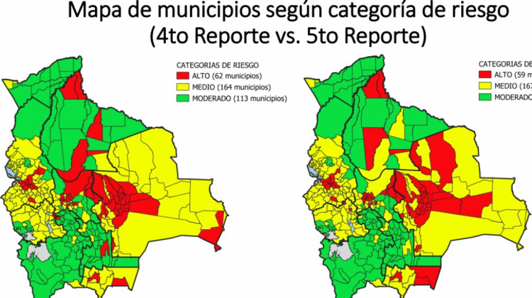 Bolivia tiene 59 municipios con riesgo alto por Covid-19, la mayoría ...